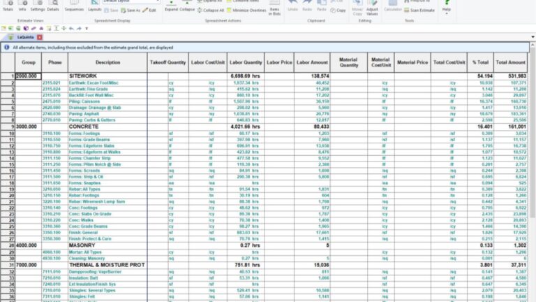 Sage Estimating Software - Estimate Florida Consulting