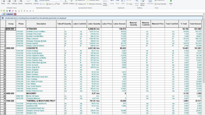 Sage Estimating Software - Estimate Florida Consulting
