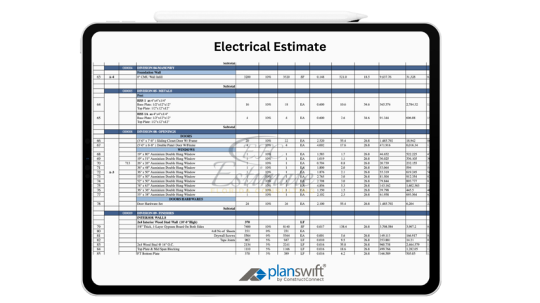 Electrical Cost Estimator in Miami - Estimate Florida Consulting