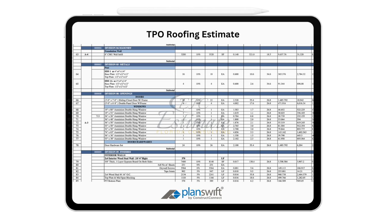 How Much Do TPO Roofing Systems Cost? - Estimate Florida Consulting