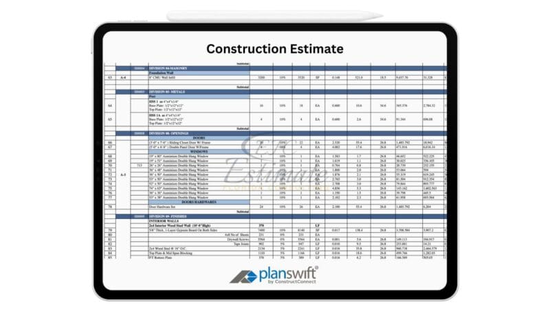 Average Construction Costs Per Square Foot - Estimate Florida Consulting