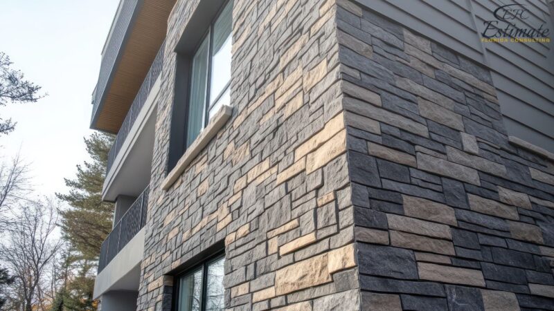 Exterior Stone Veneer Cost - Estimate Florida Consulting